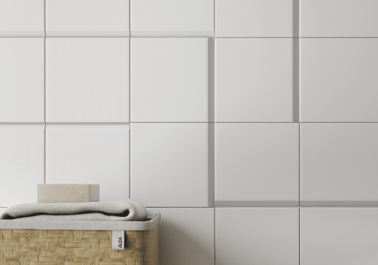 Bezel White Wall Tiles - Meraki Ceramics