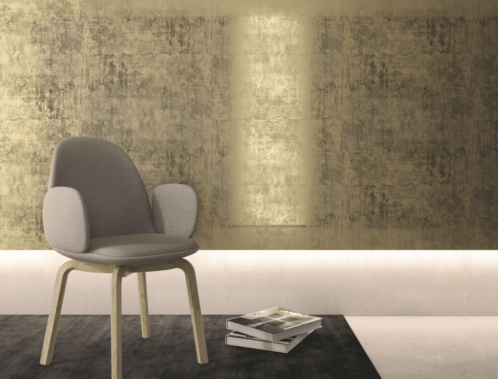 Urban Gold Porcelain Tiles - Meraki Ceramics